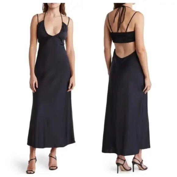 A.L.C. | Dresses | Alc Sienna Cutout Satin Dress | Poshmark